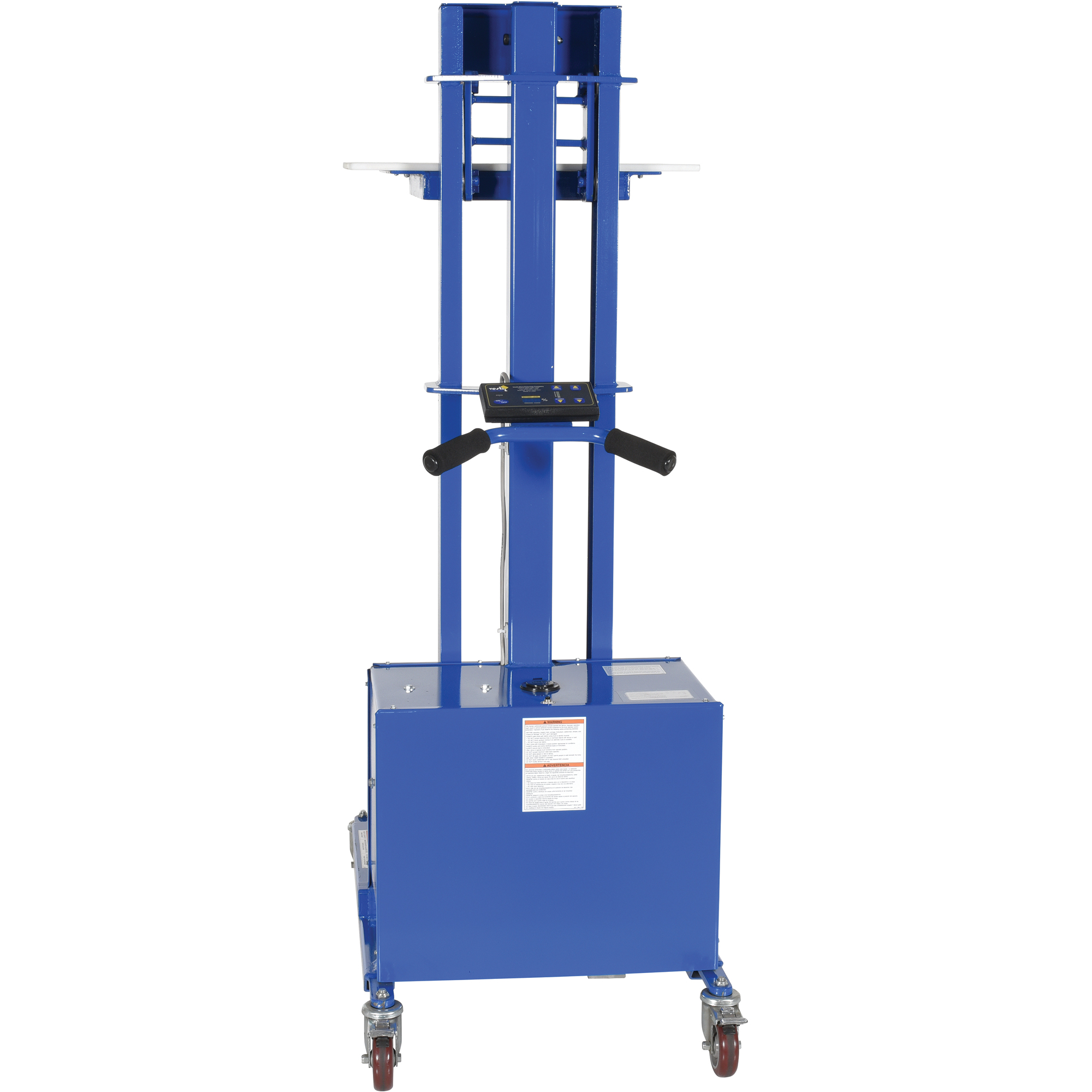 Vestil Quick Lift Stacker, Electric Operated, 400 lbs. Capacity, 57 ...