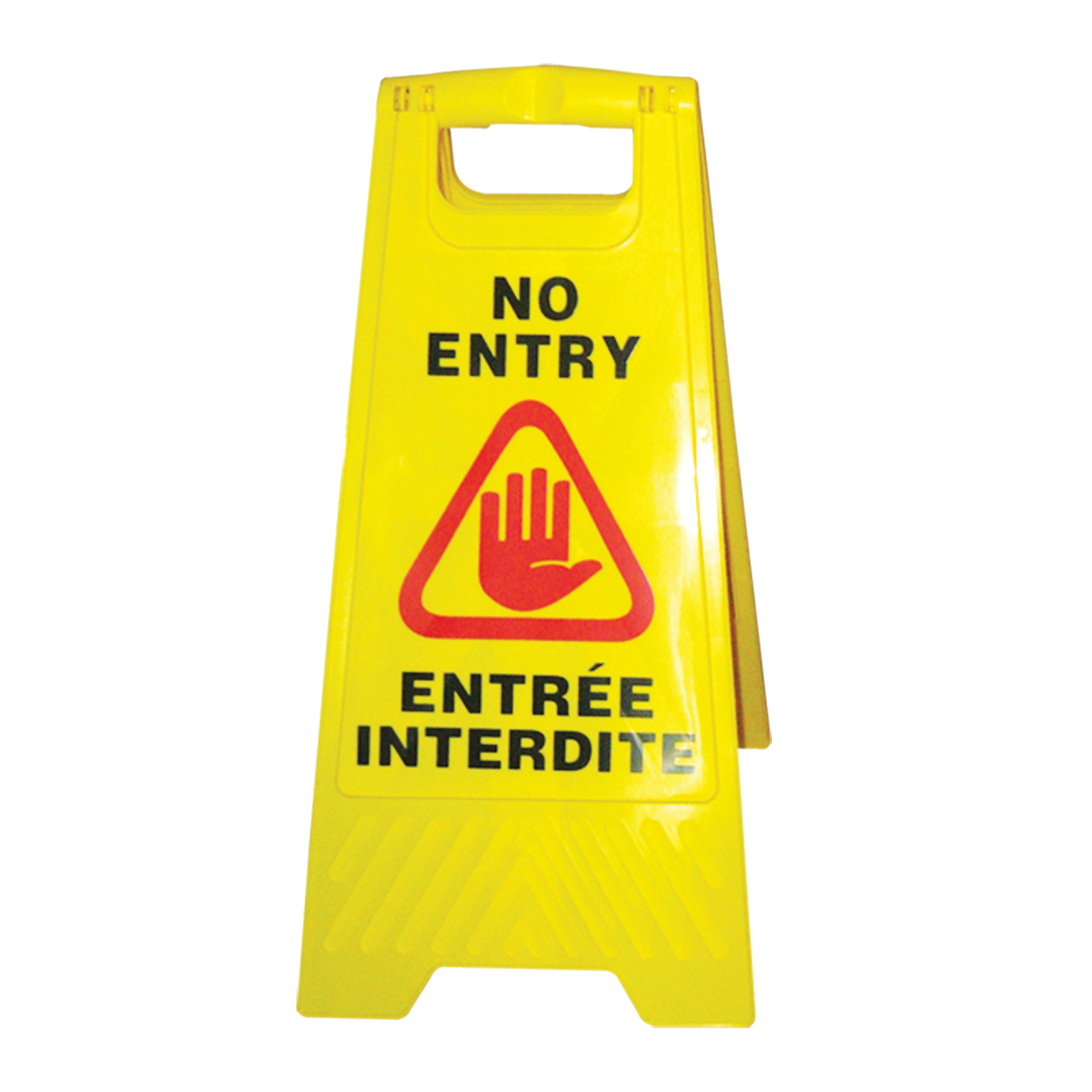 "No Entry/Entrée Interdite" Safety Sign, Bilingual with Pictogram NC547 ...
