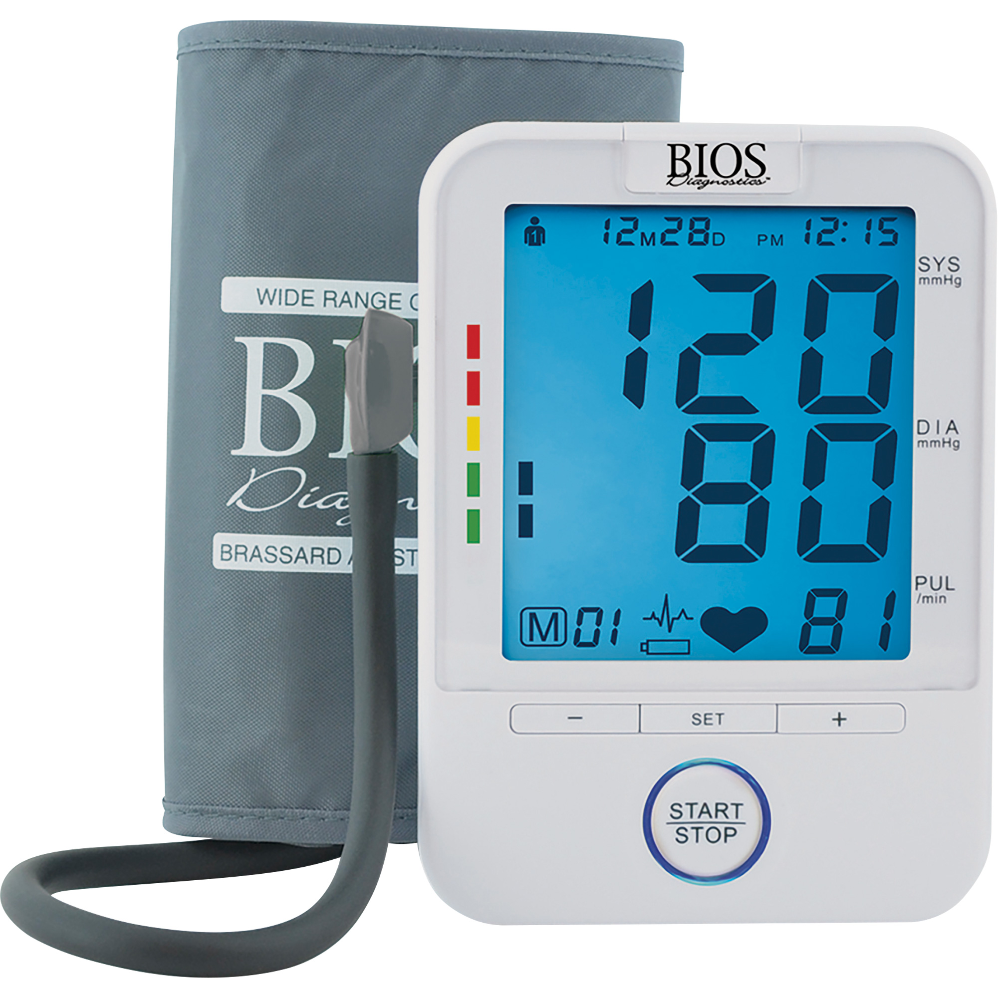BIOS Diagnostic Precision Series 6.0 Easy Read Blood Pressure Monitor ...